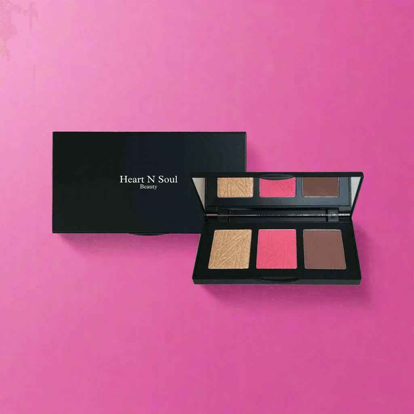Pro Cheek Palette - Pop | Sculpt, Brush & Highlight